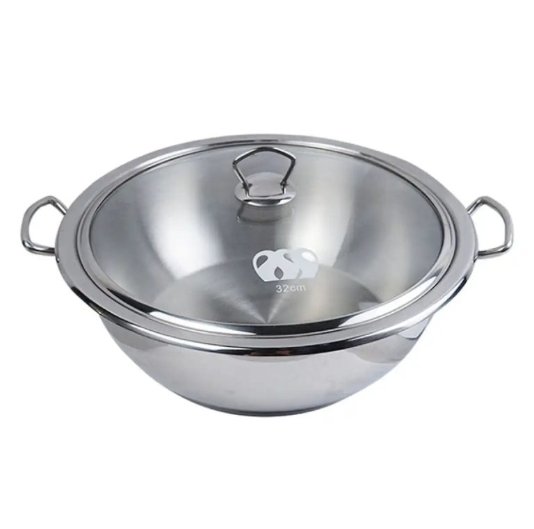 Alpha Stainless Steel Karahi Pot 32Cm - Baig Store - Home Décor