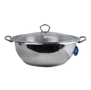 Alpha Stainless Steel Karahi Pot 32Cm - Baig Store - Home Décor