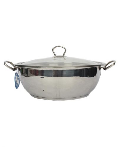 Alpha Stainless Steel Karahi Pot 28Cm