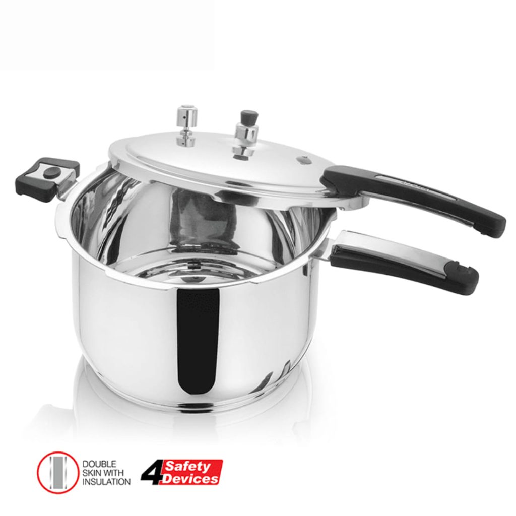Alpha Pure Stainless Steel Pressure Cooker 7 liters Capacity - Baig ...