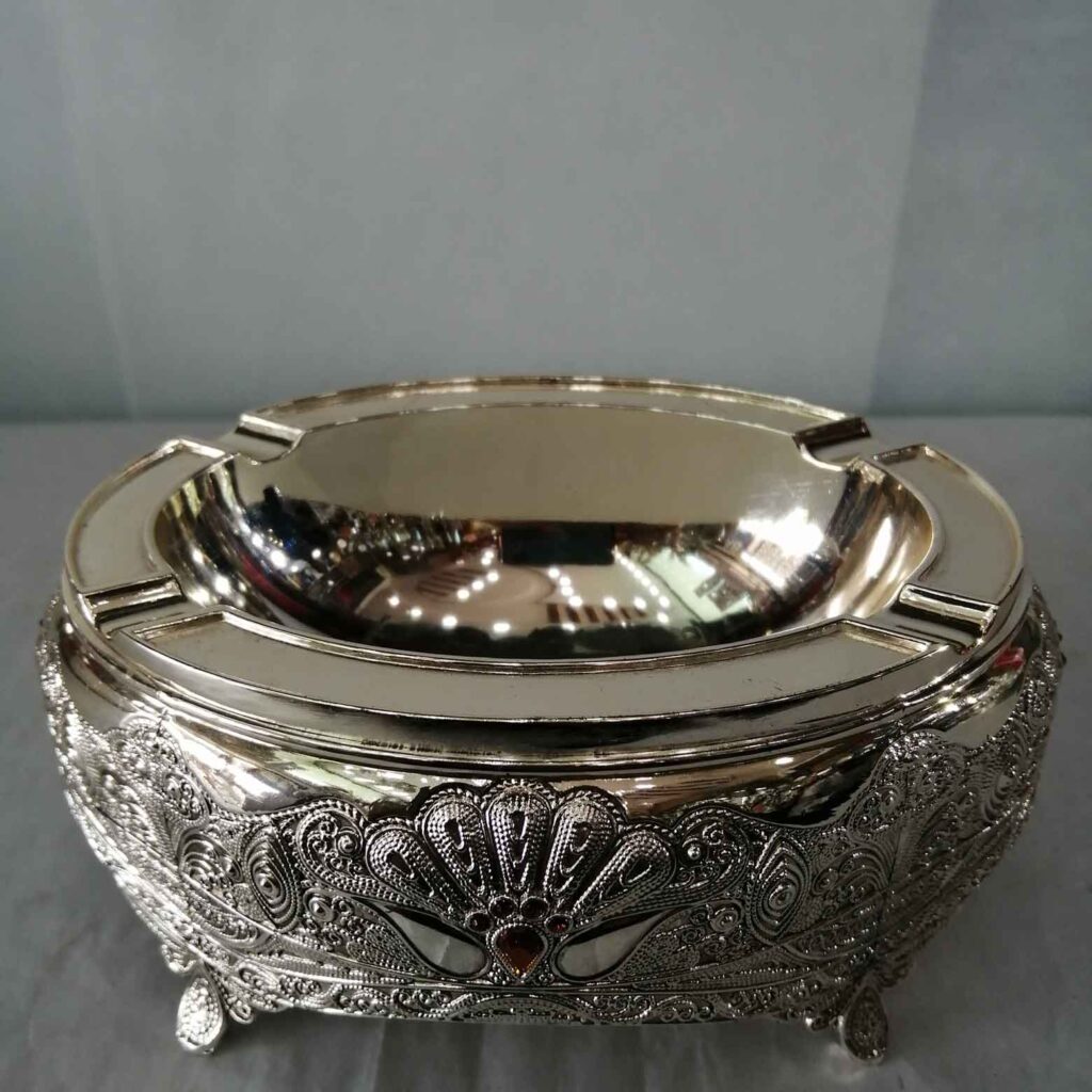 Royal Silver Ashtray - Baig Store - Home Décor
